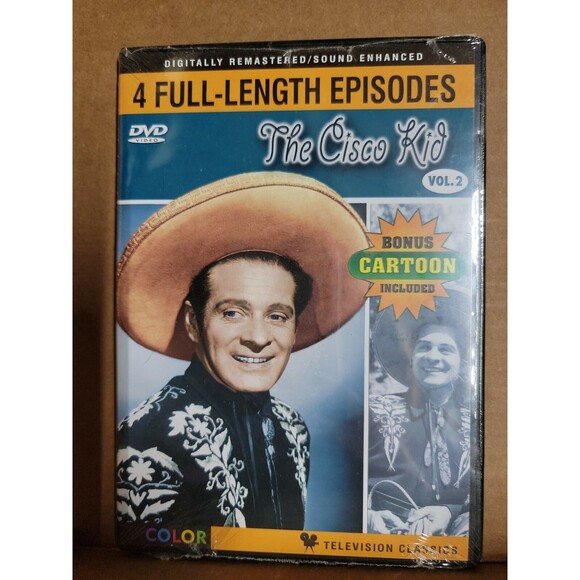 Media | The Cisco Kid Tv Classics Vol 2 Dvd 4 Full Length Episodes ...